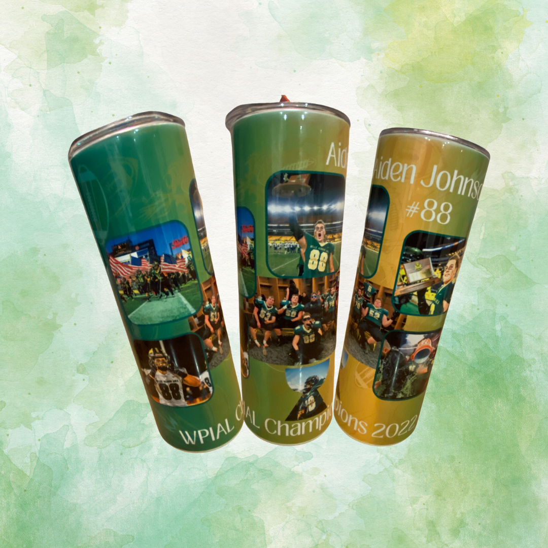 20 oz Personalized Sublimation Tumbler – Hot Mess Designs